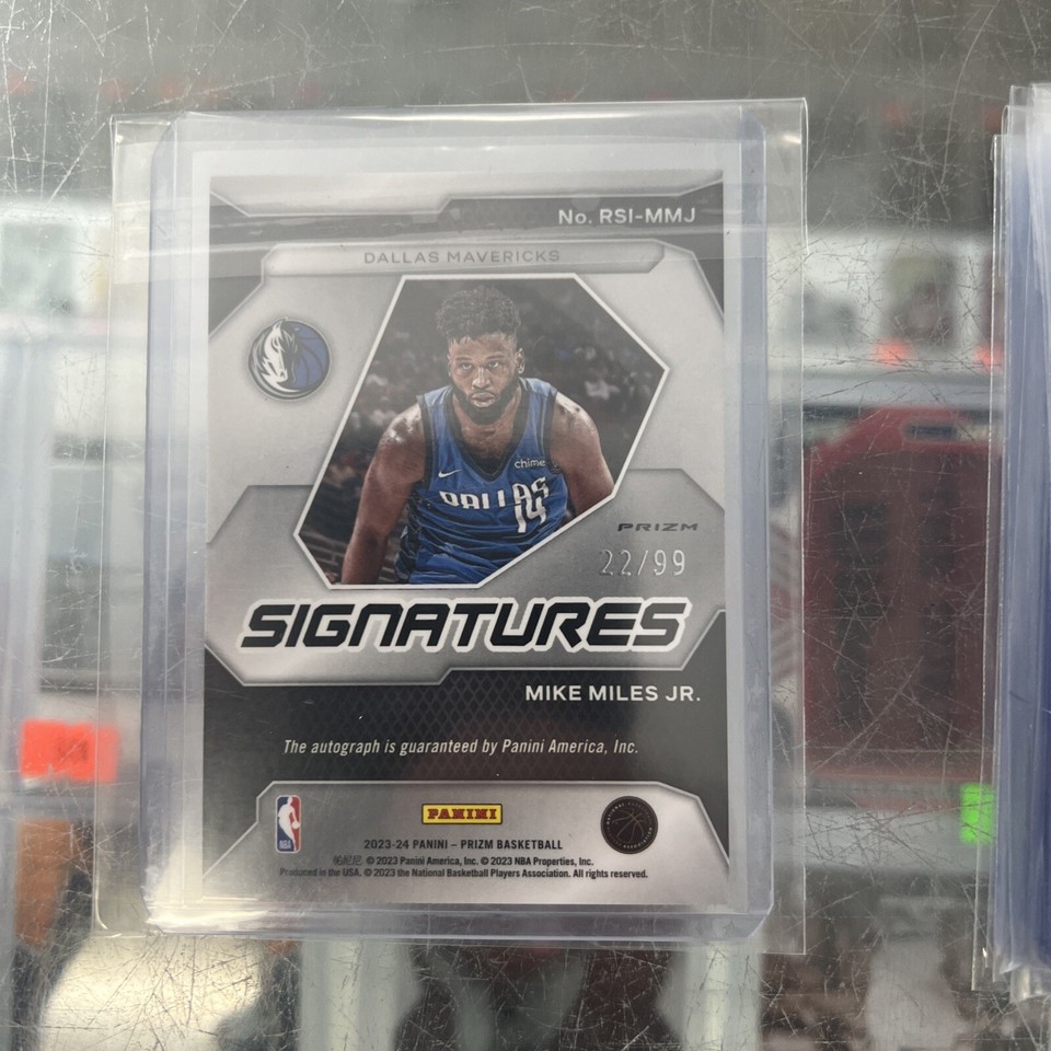 Mike Miles JR. (RC) 2023-24 Prizm - Rookie Signatures Red Prizm Auto ...