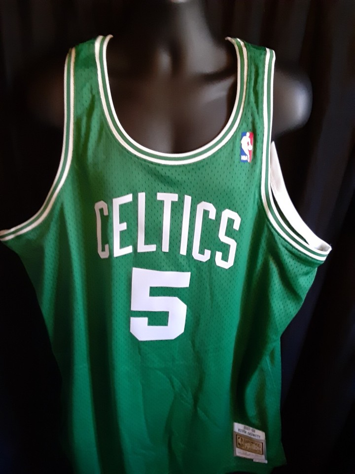 Boston Celtics Garnett #5 Men's Mitchell Ness Swingman B/T Jersey XLT ...
