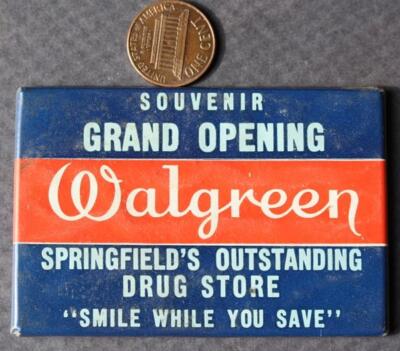 1930-40s Era Springfield Ohio Walgreen's Drug Store Grand Opening ...