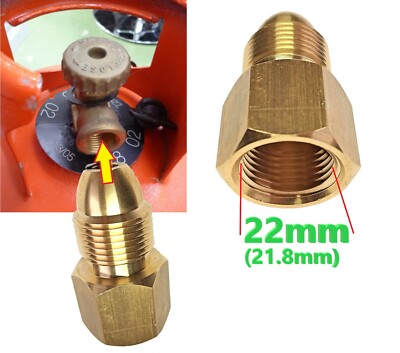 LPG Filling Point 5/8" refill Gas Propane cylinder Bottle UK POL solid ...