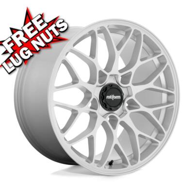 20 inch 20x9 Rotiform R189 Silver wheels rims 5x4.5 5x114.3 +35 | eBay
