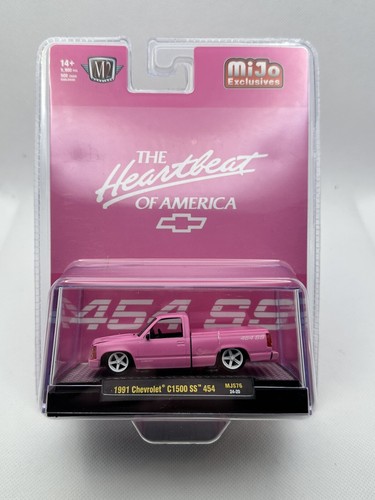 2024 M2 MACHINES 1991 CHEVROLET C1500 SS 454 PINK OBS TRUCK MIJO ...