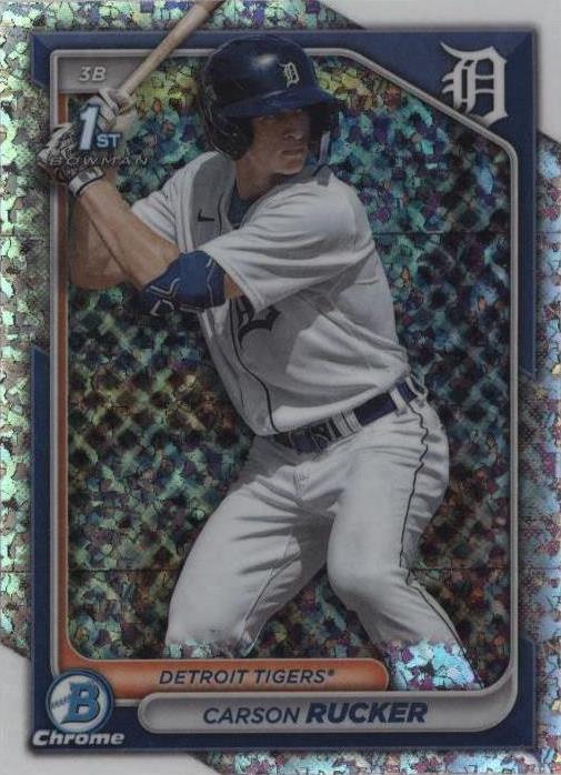 2024 Bowman - Chrome Prospects Mini-Diamond Refractor #BCP-65 Carson ...