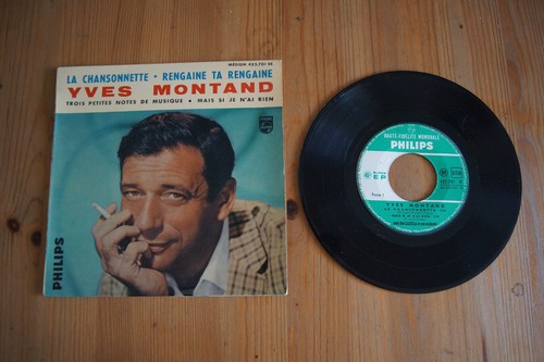 YVES MONTAND LA CHANSONNETTE EP 1961 LANGUETTE | eBay