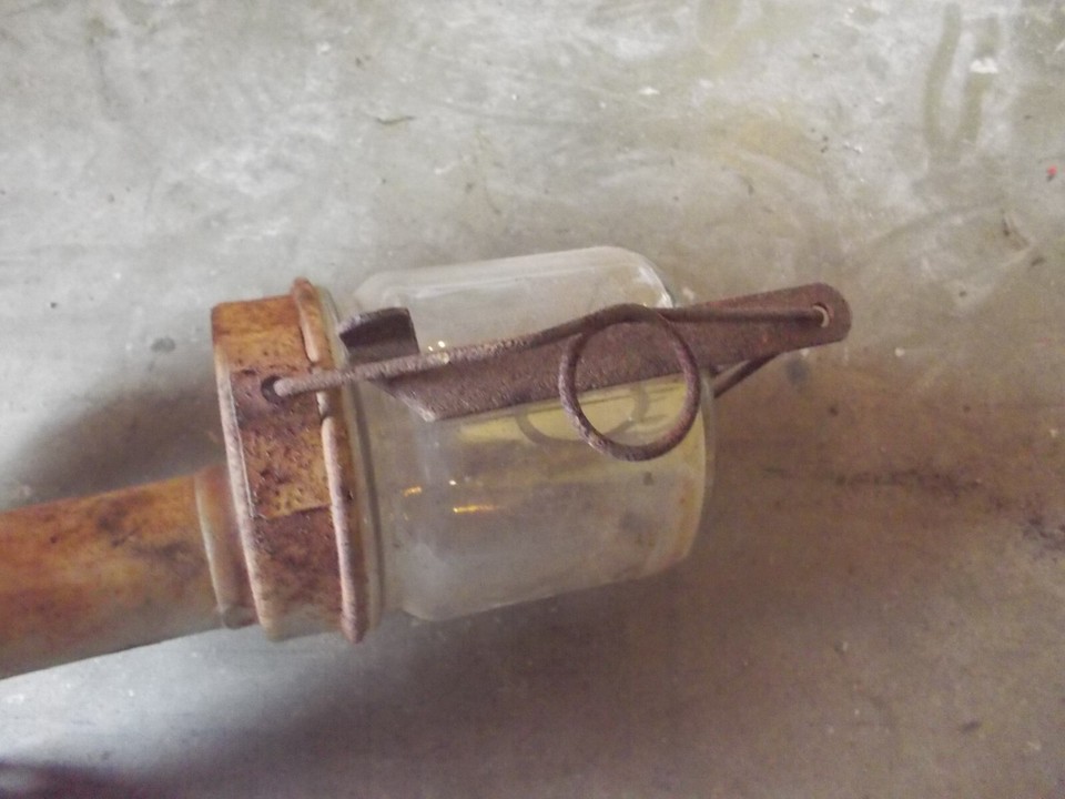 Ford 8N Tractor hood glass jar air cleaner EXTREMELY RARE w/ ORIGINAL ...