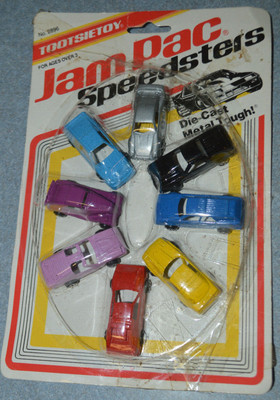Vintage 1988 TOOTSIETOY #2896 china Jam Pac Speedsters 8 pack opened ...