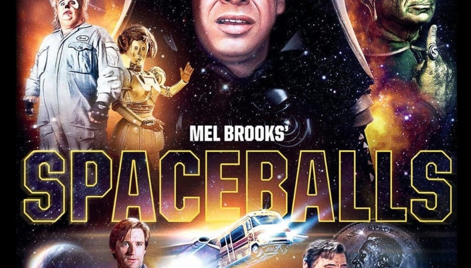 Spaceballs- Mens Black - Mel Brooks Comedy Space Movie -T-Shirt - Sizes ...