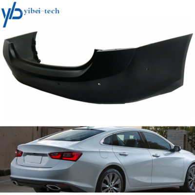 Primered-Rear Bumper Cover For 2016-2018 Chevy Malibu Sedan w/ Park ...