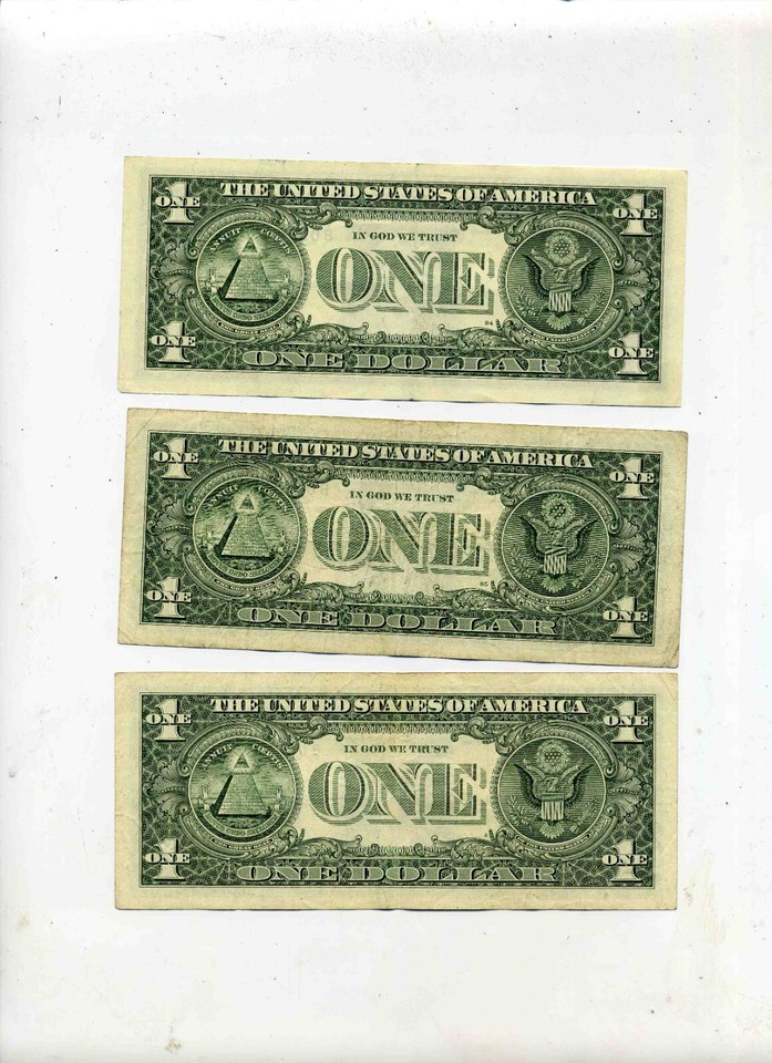 3 bills with 2013 B - Star Note Dollar - duplicates | eBay