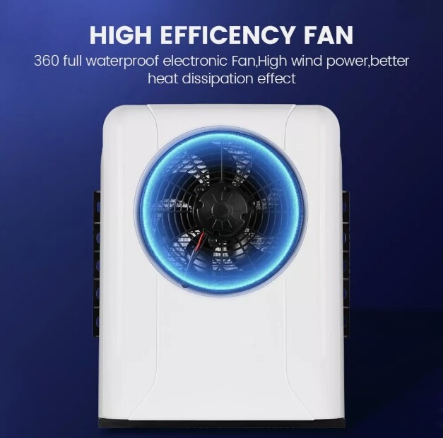 12V Split Mini RV Caravan Vans A/C 12000BTU Air Conditioner for Semi ...