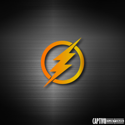 The Flash - 10cm DC Gold Vinyl Sticker | eBay Australia