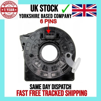 NEW CLOCK SPRING SPIRAL CABLE SQUIB FOR SKODA FABIA MK2 2006-14 ...
