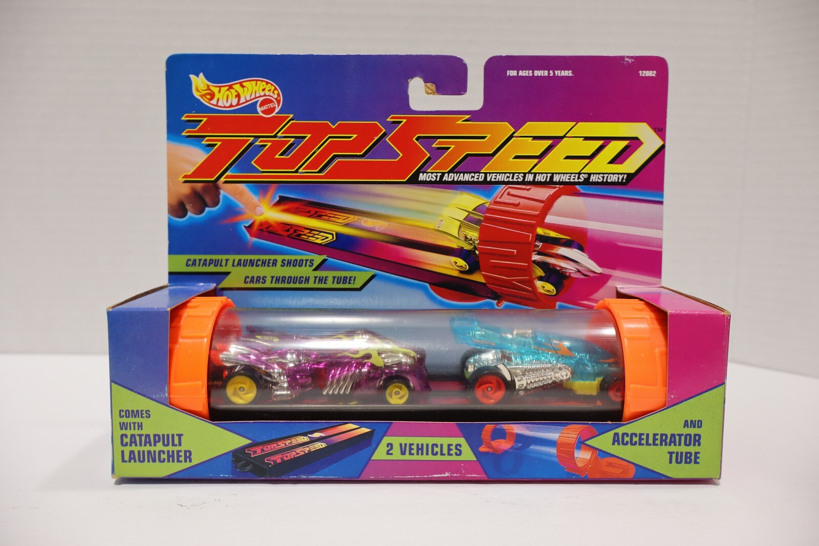 HOT WHEELS TOP SPEED PURPLE ROAD VAC AND BLUE SHOCK ROD | eBay
