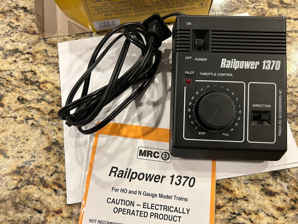 MRC Railpower 1370 Model Train Powerpack 18V output | eBay