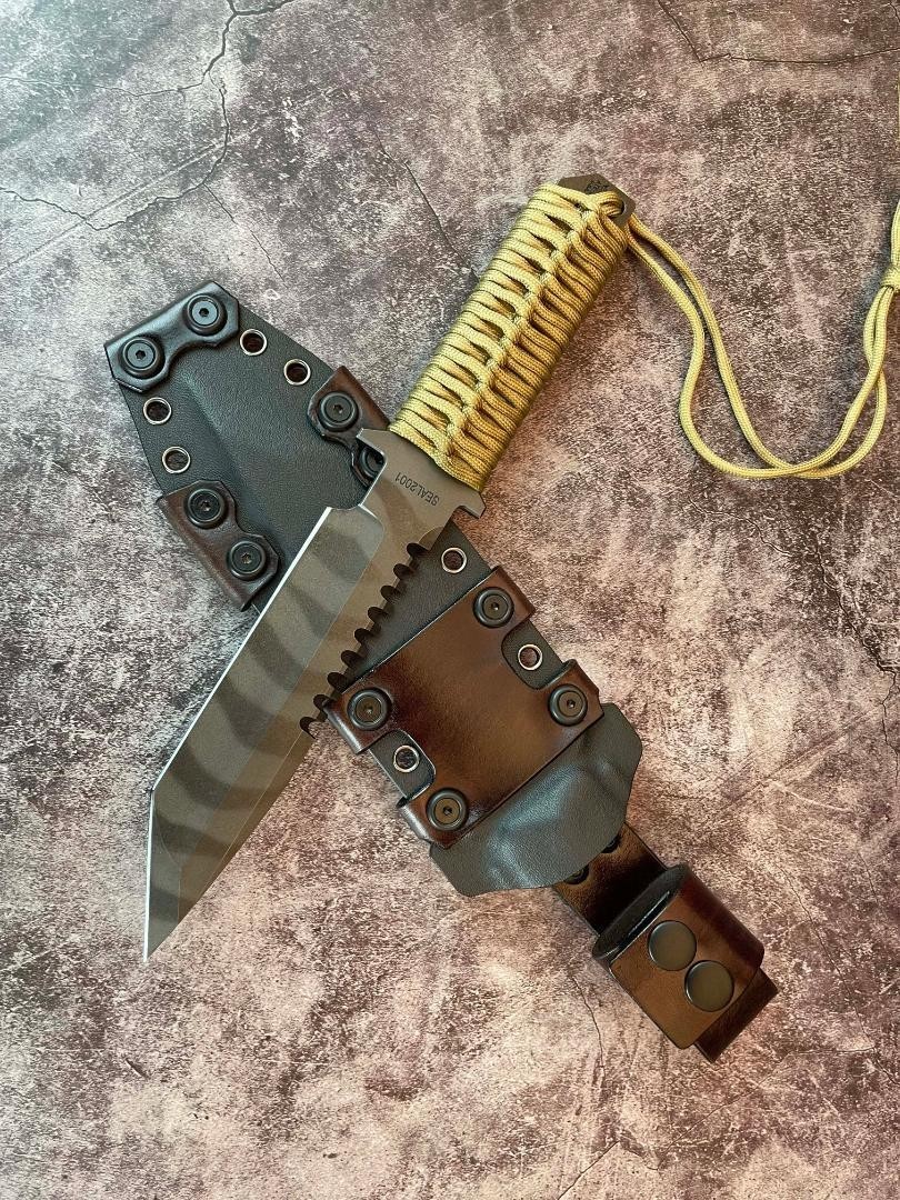 New Desert Color Outdoor Knife Strider Replica Tactical Fixed Blade ...