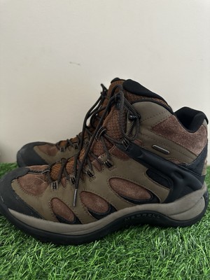 Merrell Men's Reflex 3 Mid Waterproof Hiking Boots Brown Size 10 | eBay