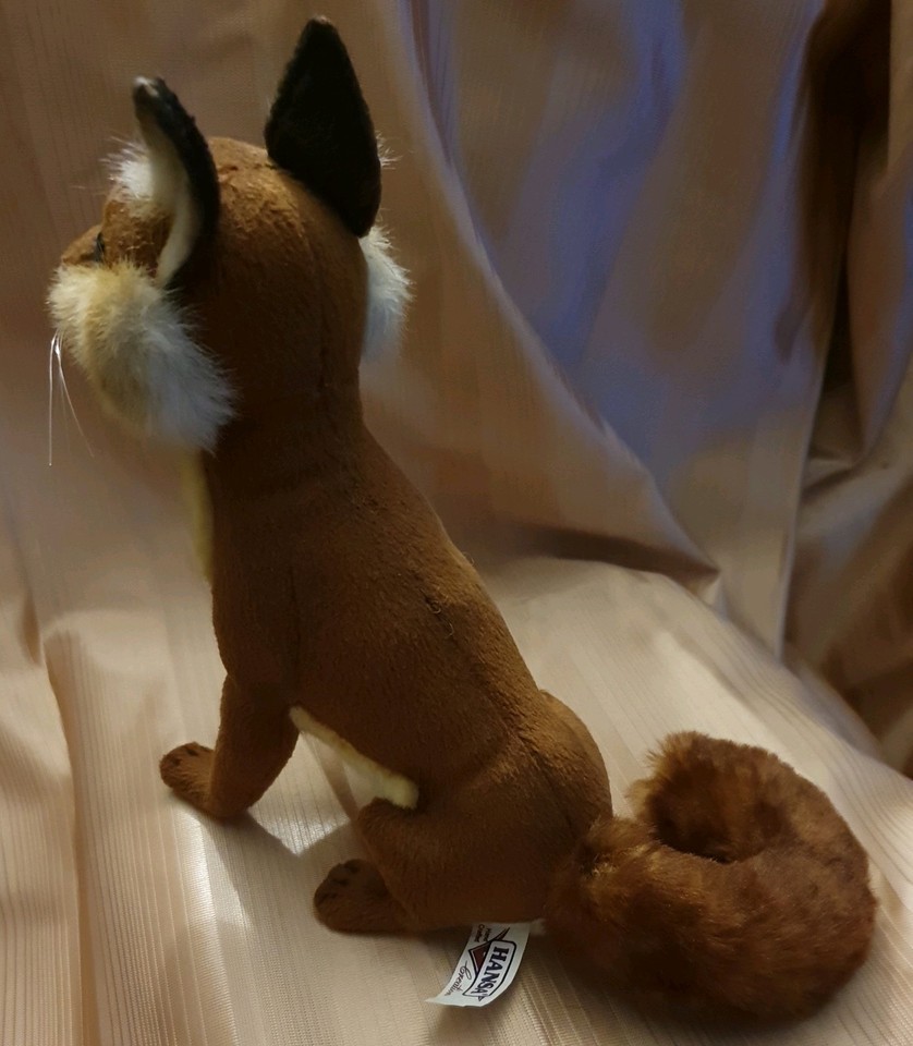 Sitting Majestic Red Fox 9820 Plush Soft Toy by Hansa Creation Hand ...