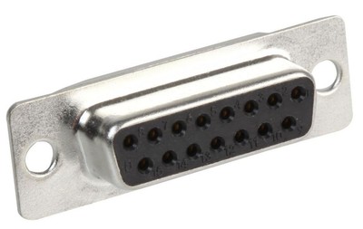 MH CONNECTORS - 15 Pin D-Sub Sockets, Pack of 5 | eBay