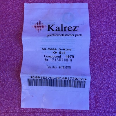 DuPont Kalrez, O-Ring AS568A K#014, Compound 4079, Perfluoroelastomer ...