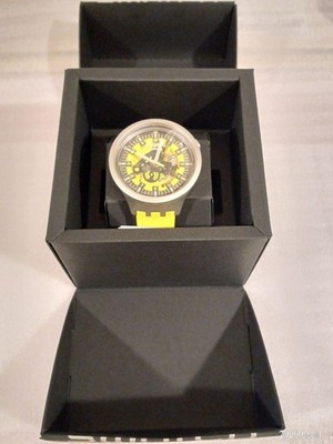 Swatch Big Bold Irony Bolden Yellow SB07S109 Near Mint With Box Japan ...