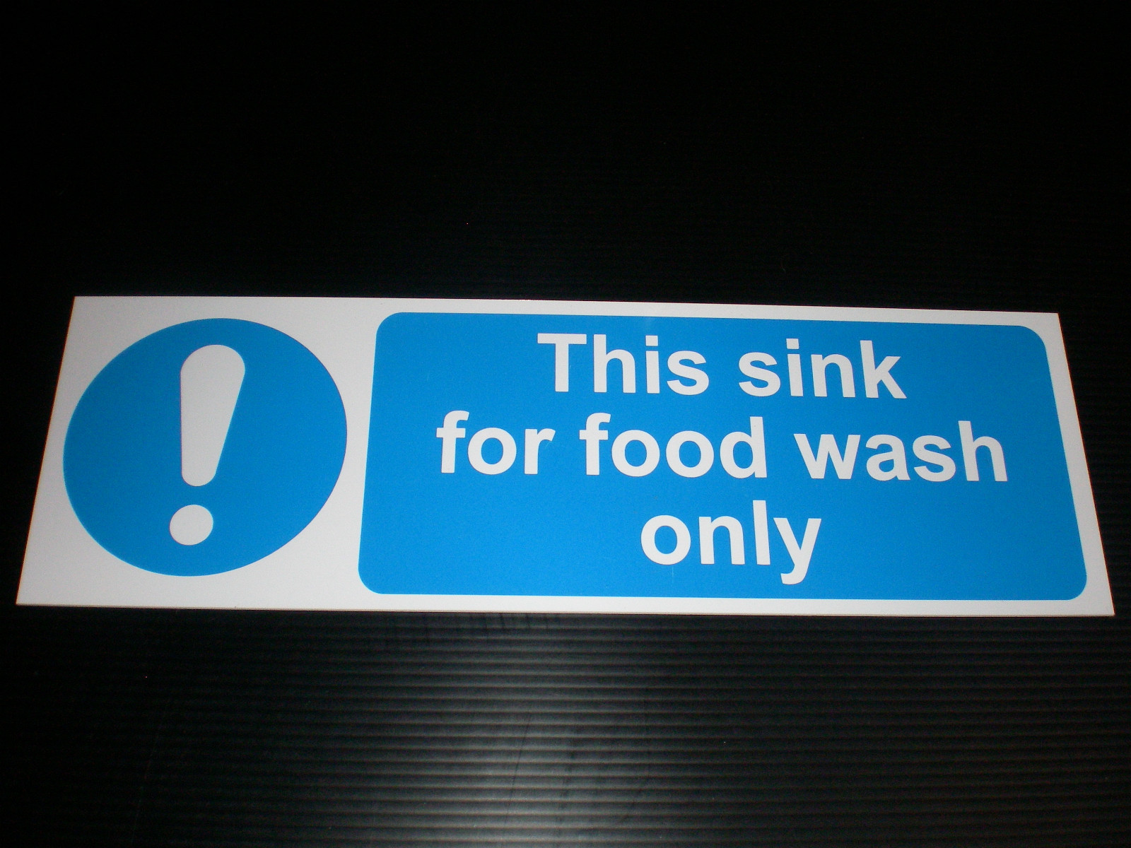 THIS SINK FOR FOOD WASH ONLY sign or sticker catering hygiene kitchen ...