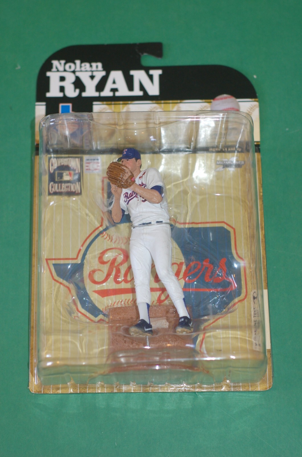 MLB Cooperstown 6 Nolan Ryan Texas Rangers bloody lip Mcfarlane figure ...