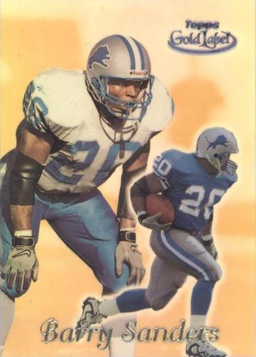 1999 Topps Gold Label - Barry Sanders #20 Class 3 Black for sale online ...