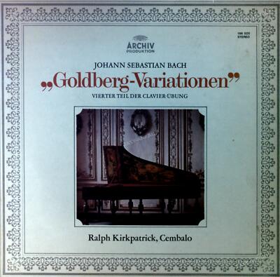 Johann Sebastian Bach / Ralph Kirkpatrick - Goldberg-Variationen LP (VG ...