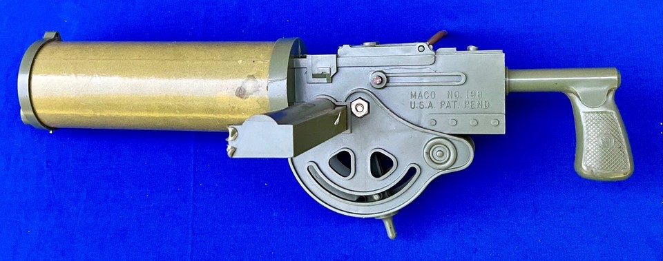 Vintage Maco Toys Vickers Style 30 Caliber Machine Gun(No. 198) ~1960’s ...