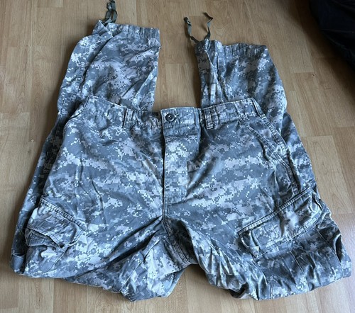 US Army ACU Combat Pants Camo Trousers Size Medium Long Style SPM100-05 ...