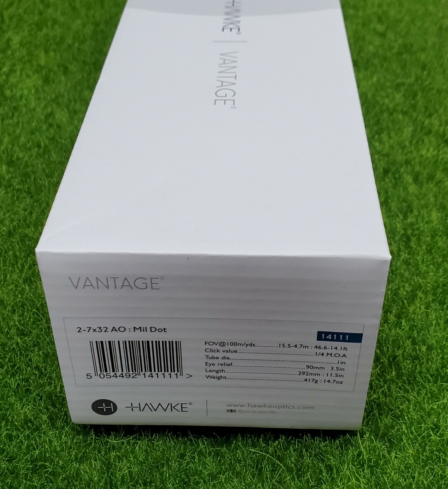 Hawke Vantage 2-7x32mm AO Mil-Dot Reticle 1" SFP Riflescope, Matte ...