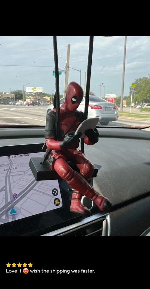 Deadpool Car Rearview Mirror Pendant | eBay