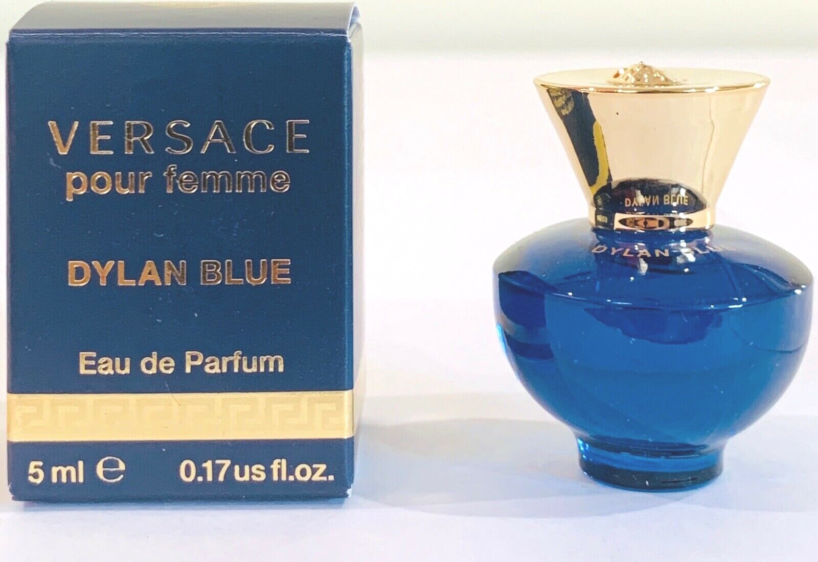 Dylan Blue for Women by Versace Eau de Parfum Mini Splash 0.17 oz 5ml ...