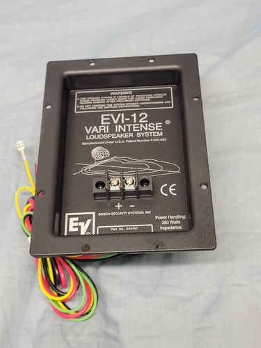 EV Electro-Voice EVI-12 2 way Speaker CROSSOVER Network P/N 84877 NEW ...