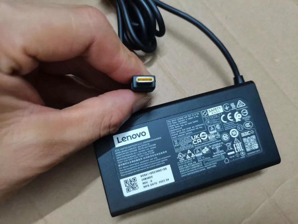 Original Lenovo 100W 20V 5A USB-C Charger AC Adapter ADL100YDC3A ...