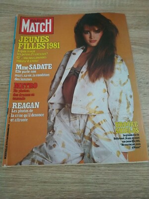 20 février 1981 rare PARIS MATCH: jeunes filles 1981/Mme Sadate/Ronald ...