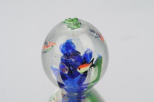 M Design Art Hand GlassFish Family Glass Paperweight | eBay