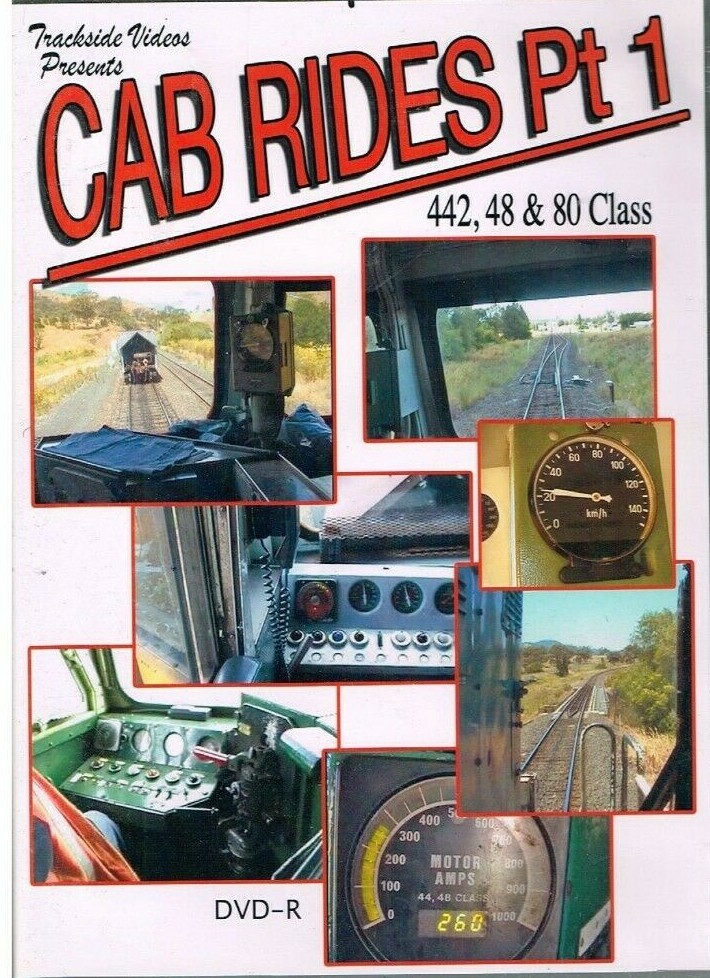 TRACKSIDE VIDEO CAB RIDE PART 1 442, 48 & 80 CLASS LOCOMOTIVES DVD ...