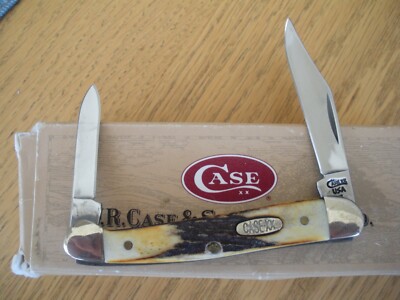 CASE STAG MINI COPPERHEAD KNIFE NEVER USED IN BOX # 52109X SS | eBay