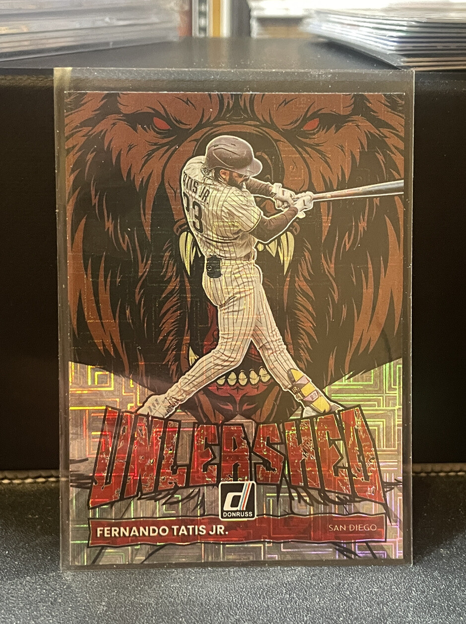 Donruss 2022 FERNANDO TATIS JR. Unleashed Donruss Vector Parallel SD ...