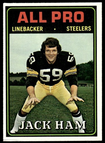1974 TOPPS JACK HAM PITTSBURGH STEELERS #137 | eBay