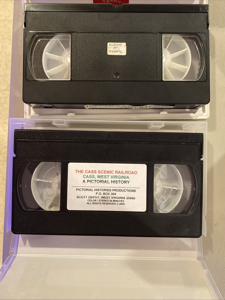 The Cass Scenic Railroad VHS Rare Steam Trains West Virginia Greenbrier Shays | eBay