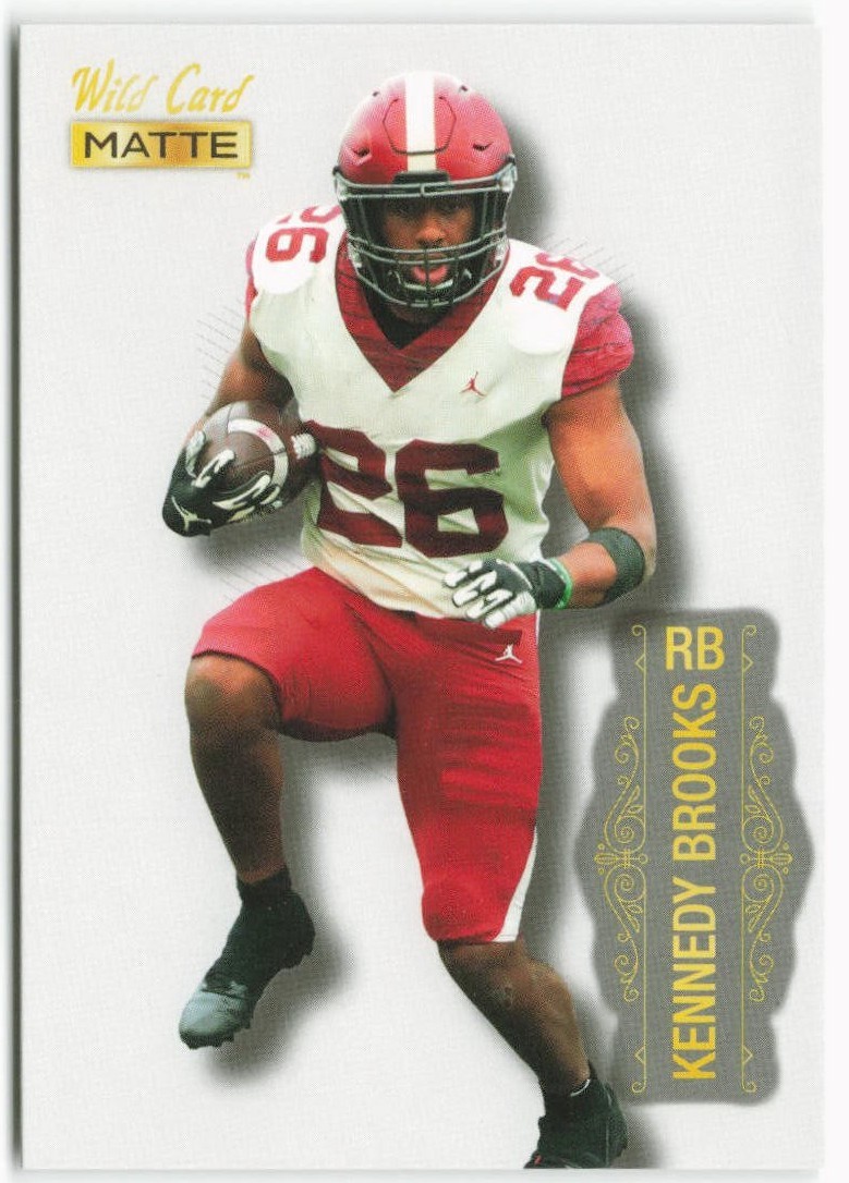 2022 Wild Card MATTE - Kennedy Brooks #MB-70 White (RC) for sale online ...