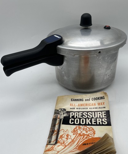 VTG Mirro 4.2 Quart Aluminum Pressure Cooker #92040 And Recipe Book | eBay