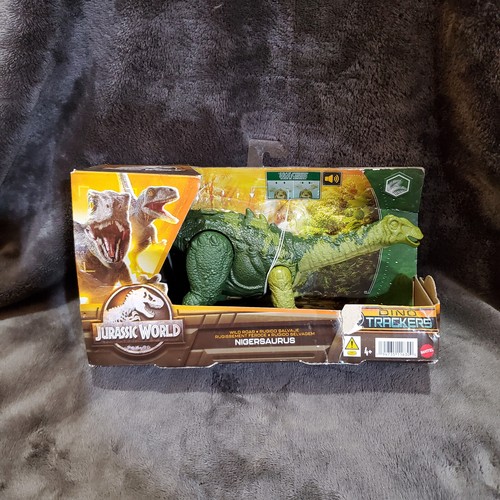 Mattel Jurassic World Wild Roar Nigersaurus Action Figure 194735116300| eBay