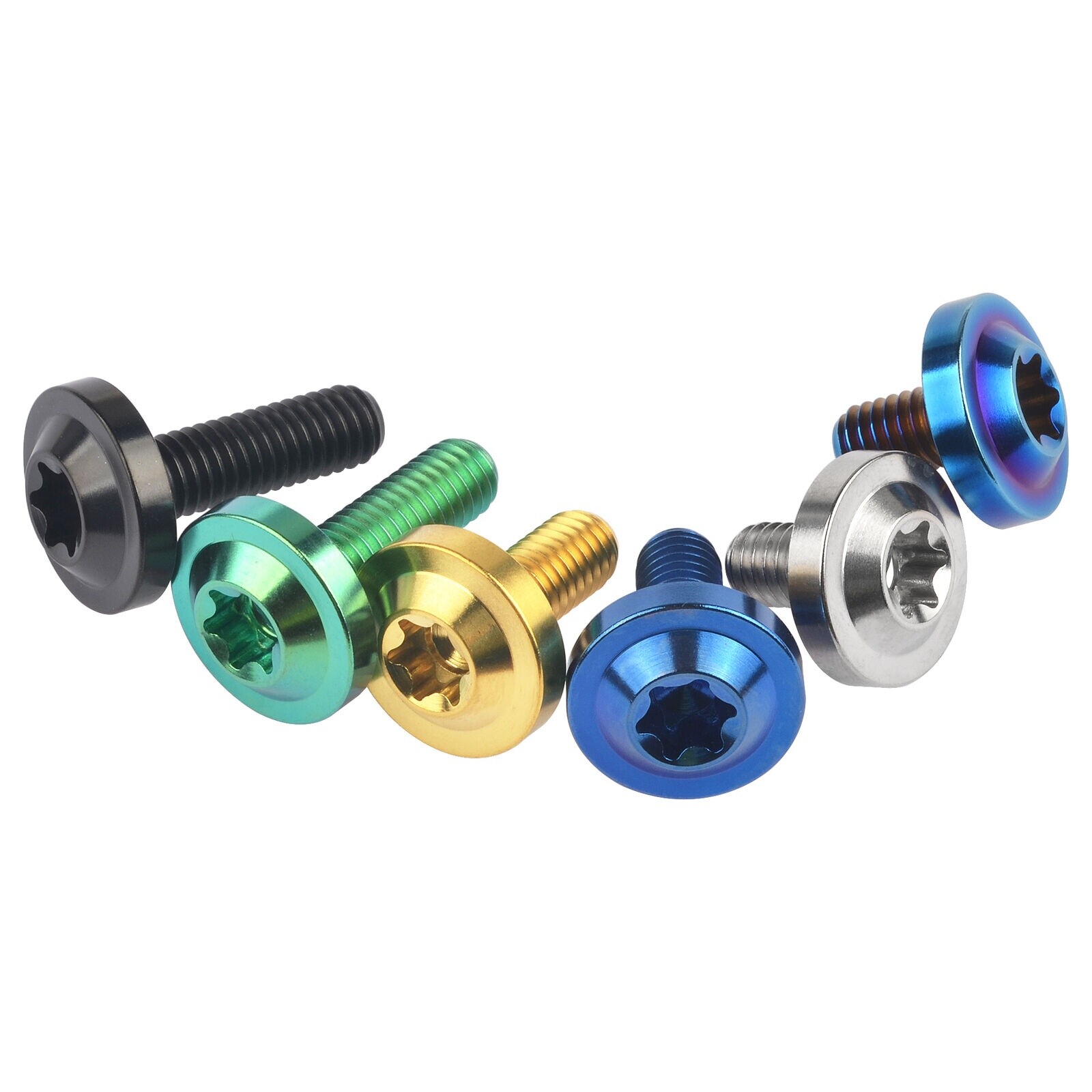 10 Pcs Titanium Bolts M6 Truss Torx Screw M6X10 15 20 25 30 35 40 45 50 ...