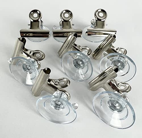 8 Pack Suction Cups Clips for Glass Windows Refrigerator or Any Smooth ...