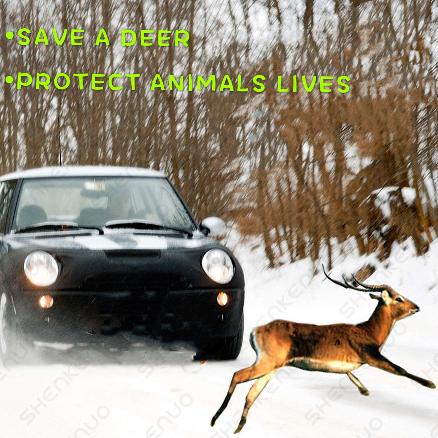 🔥 2X Deer Whistles Wildlife Warning Devices Animal Alert Car Safety ...