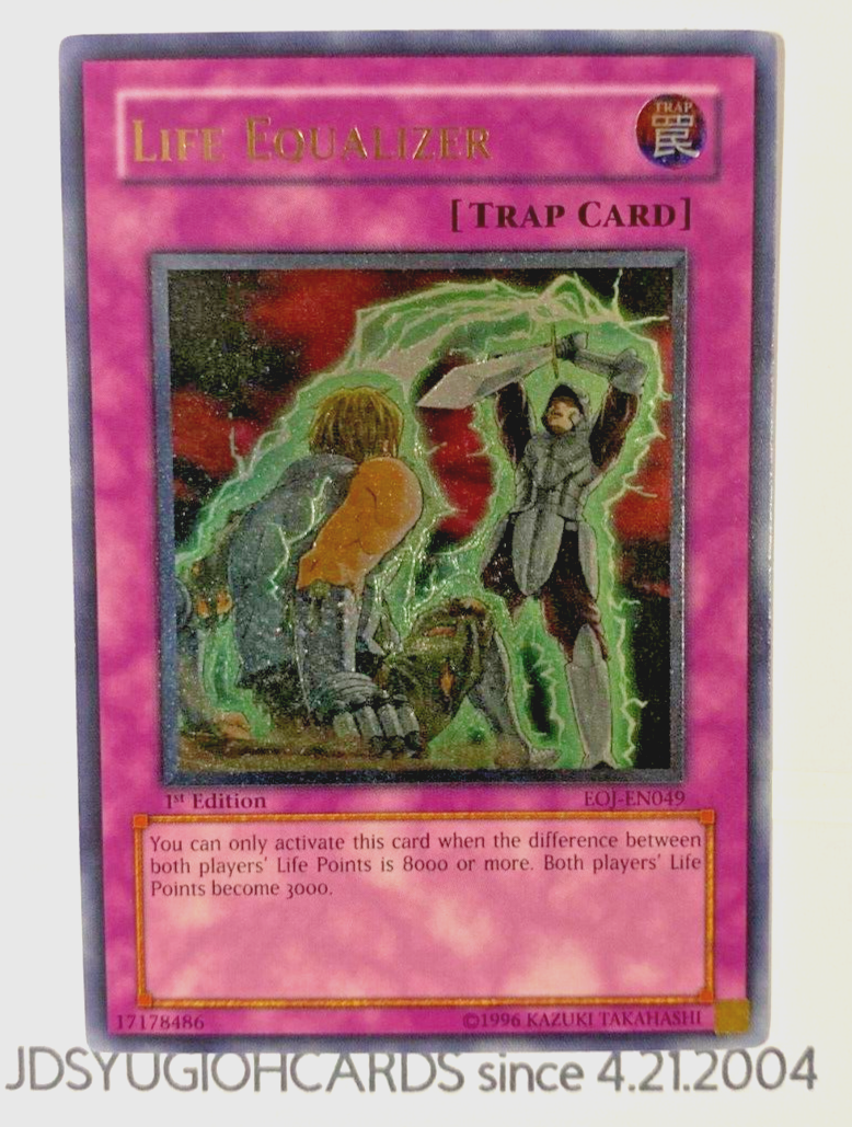YuGiOh LIFE EQUALIZER 1st Edition EOJ-EN049 (Ultimate Rare) MINT/NEAR ...