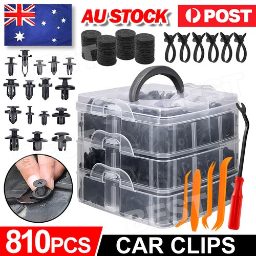 810x Car Trim Body Clips Kit Rivets Retainer Door Panel Bumper Plastic ...